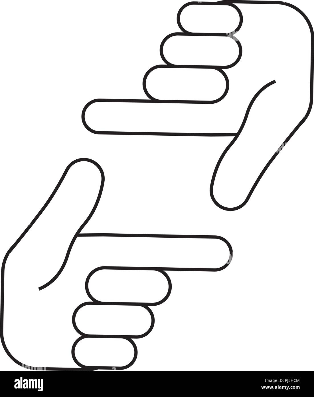 Abstract hand Expression Stock Vector Image & Art - Alamy