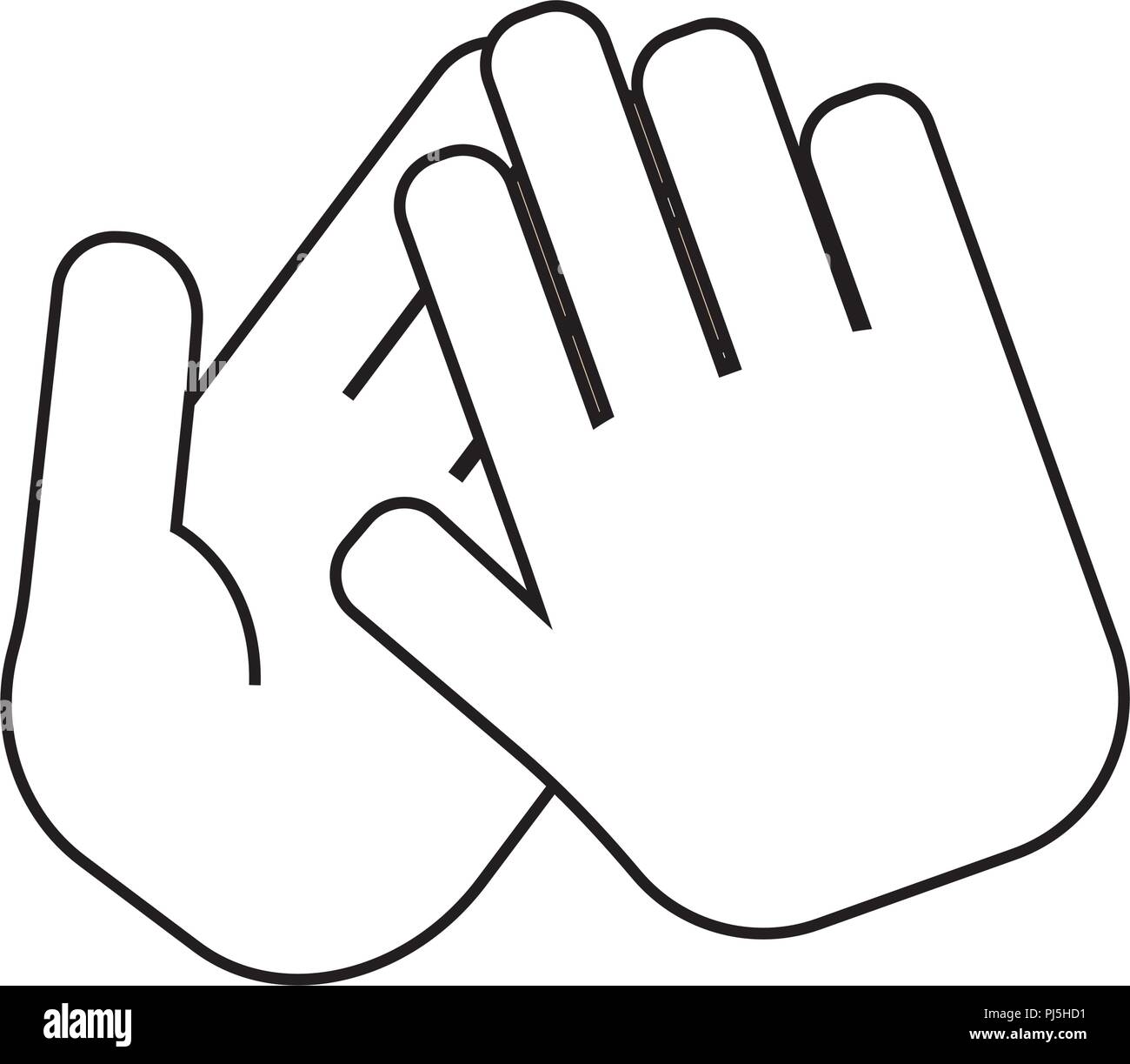 Abstract hand Expression Stock Vector Image & Art - Alamy