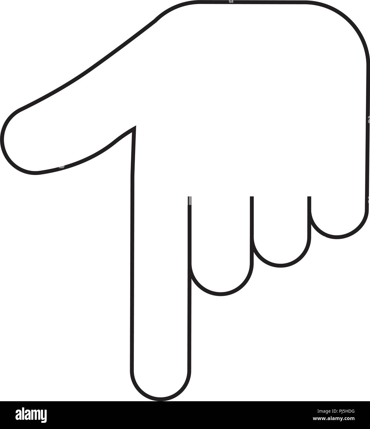 Abstract hand Expression Stock Vector Image & Art - Alamy