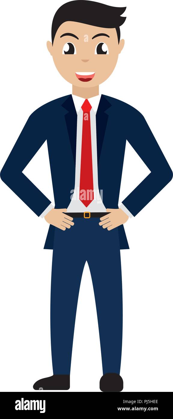 Cartoon Businessman character Stock Vector Image & Art - Alamy