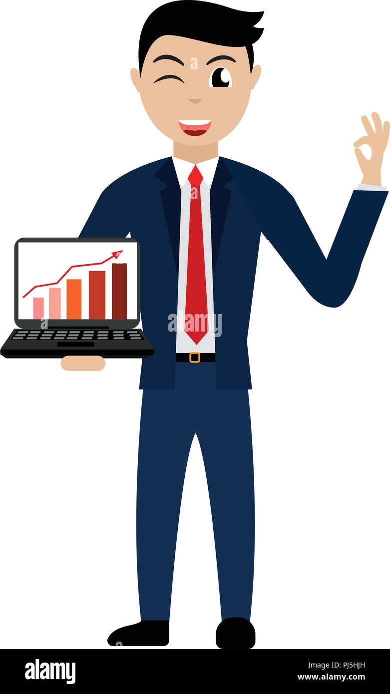 Cartoon Businessman character Stock Vector Image & Art - Alamy