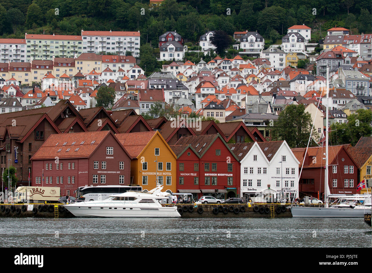 Bryggen Houses Bergen Norway Stock Photo - Alamy
