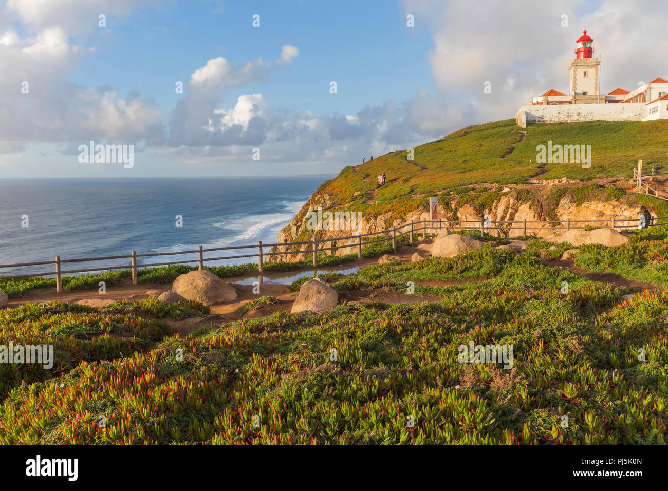 Cabo da Roca, Cape Roca, westernmost extent of continental Europe, near ...