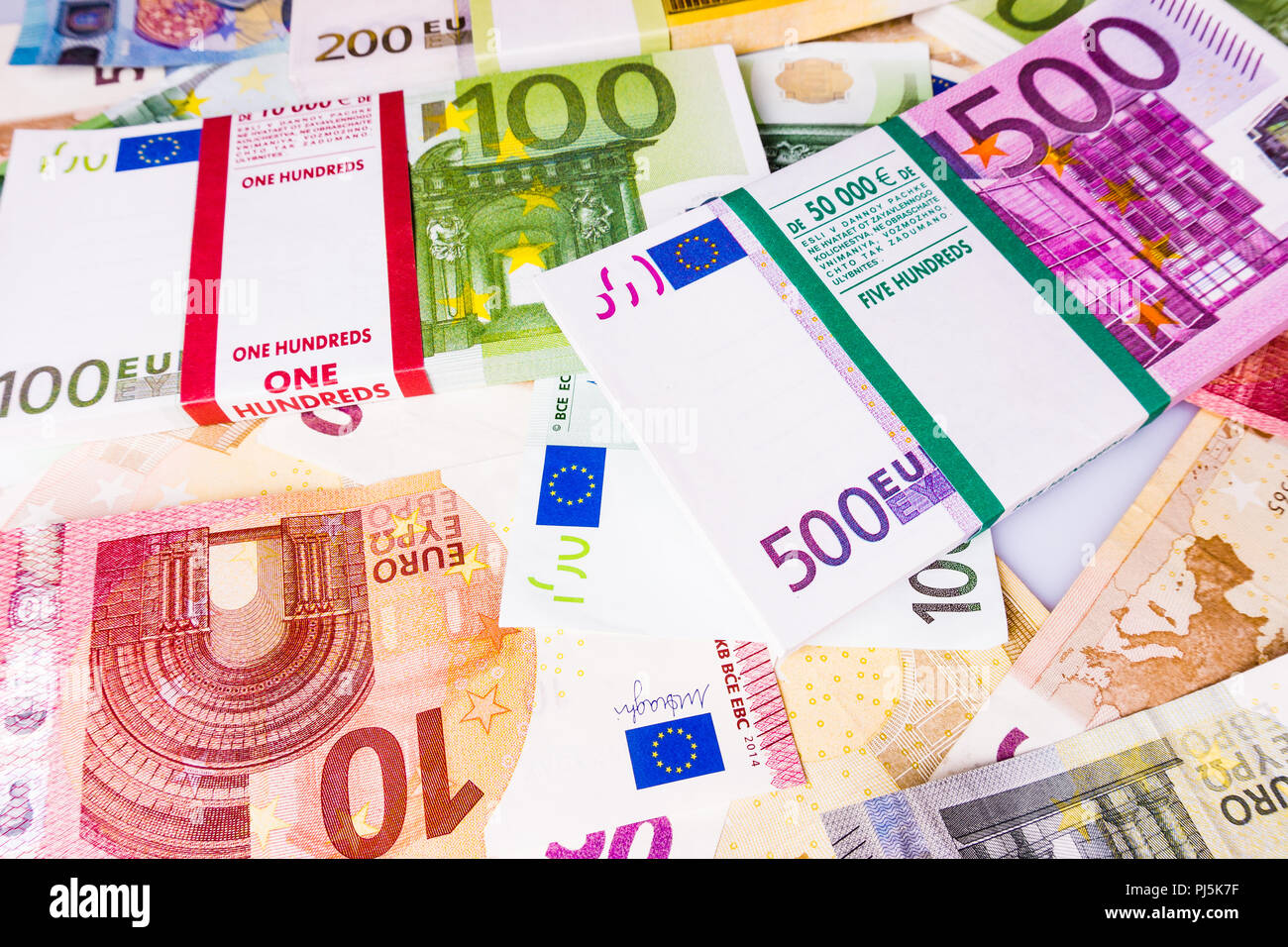 euro banknote as background Stock Photo - Alamy