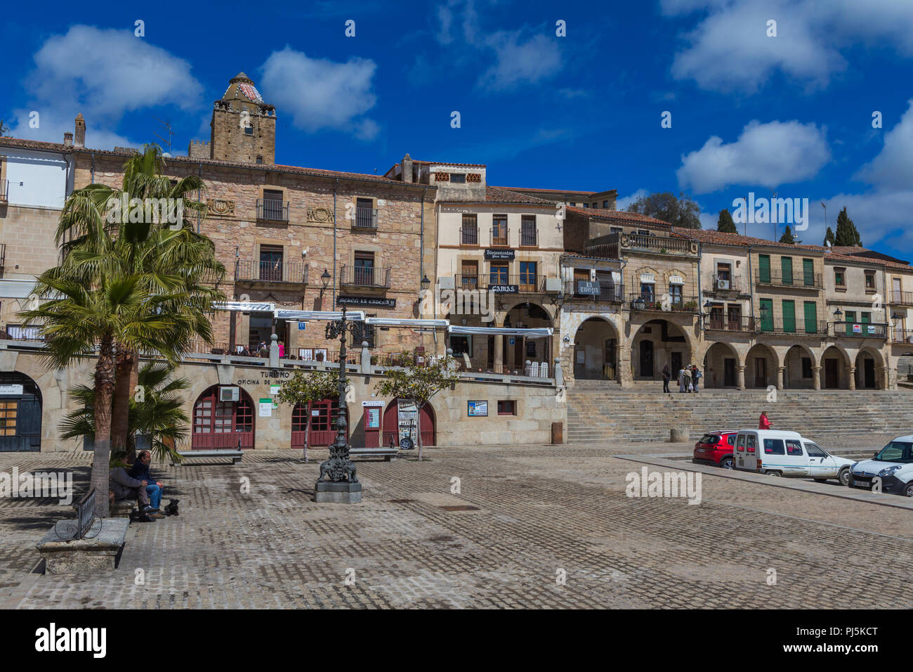 Plaza Mayor, Trujillo, Extremadura, Spain Stock Photo - Alamy