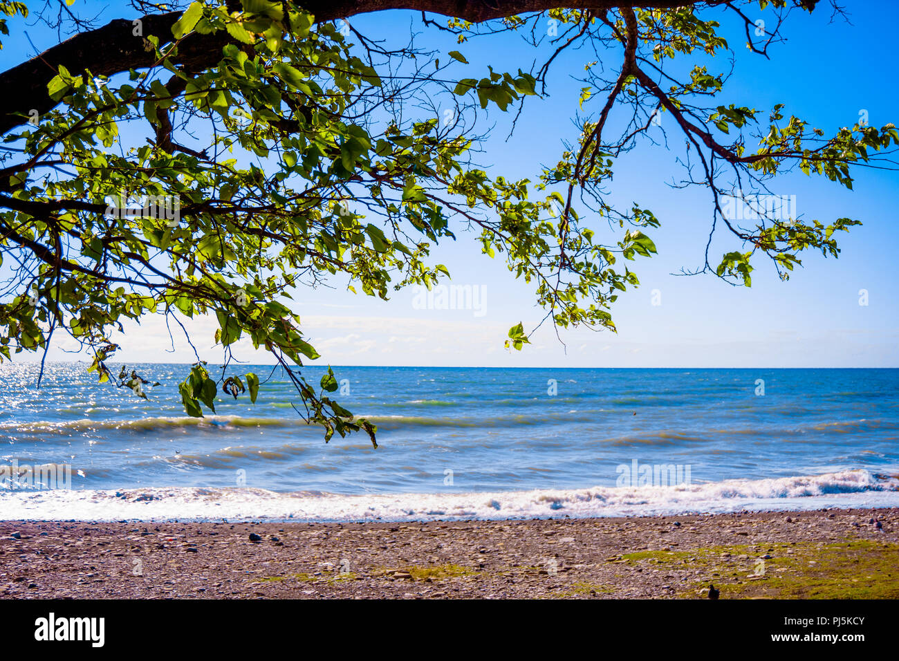 beautiful seascape. natural photo background Stock Photo - Alamy