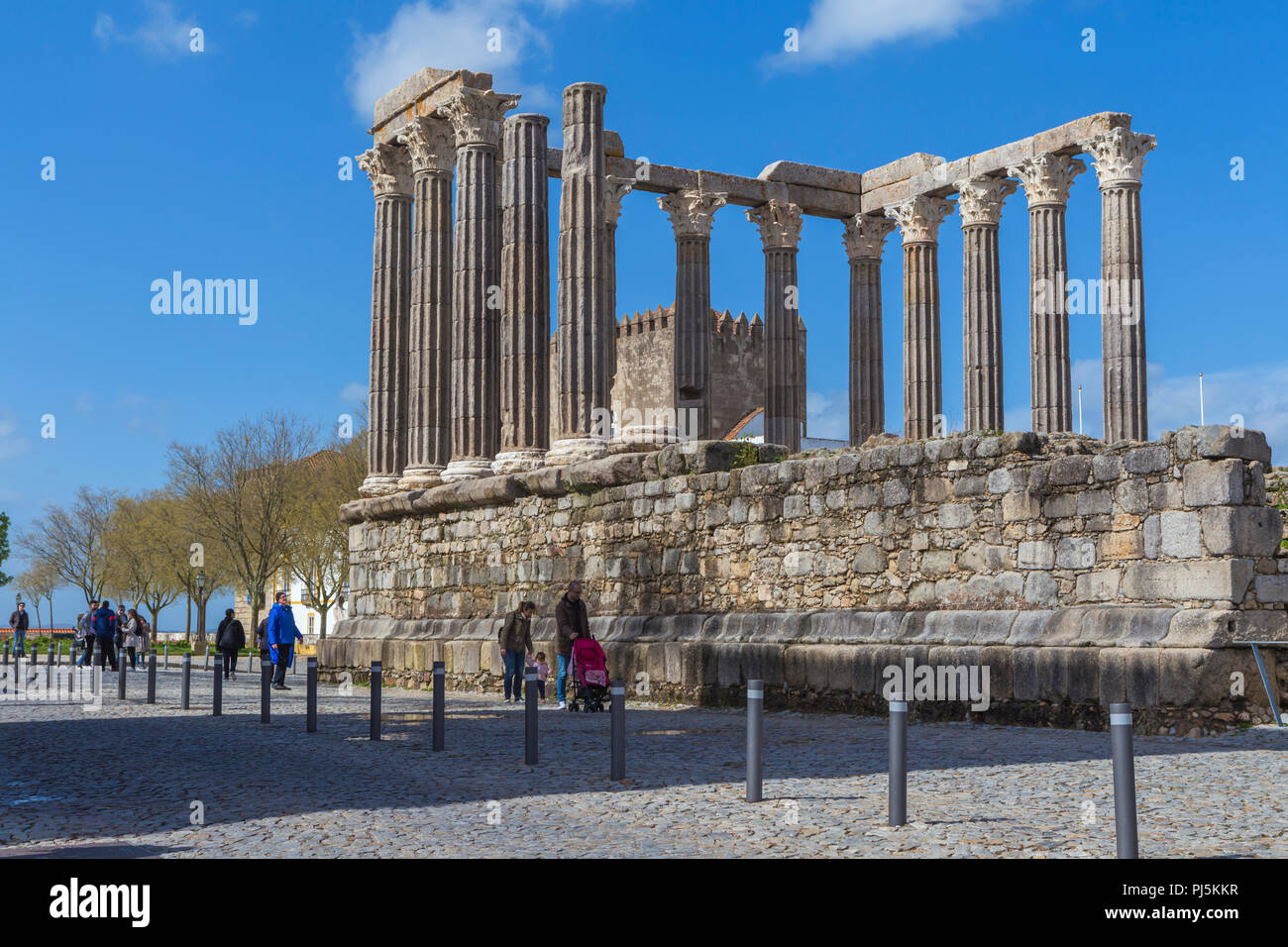 Roman temple evora portugal hi-res stock photography and images - Alamy