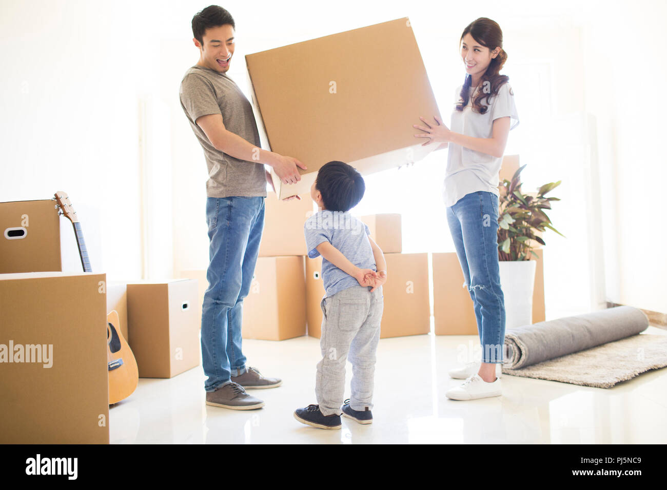 Adult moving back parent house hi-res stock photography and images - Alamy