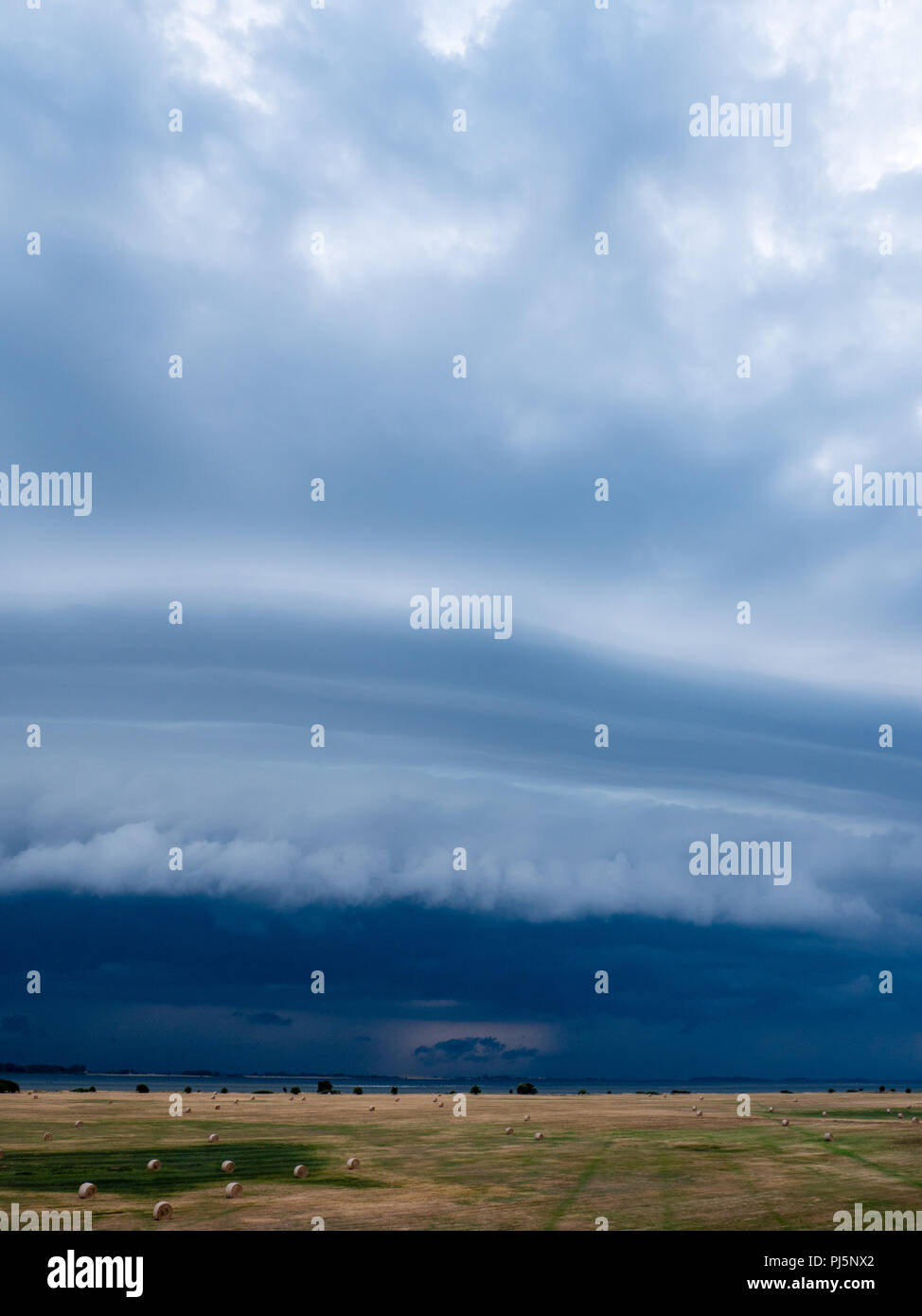 Dramatic Approaching Storm, Avno Naturcenter, Lundby, Zealand, Denmark ...