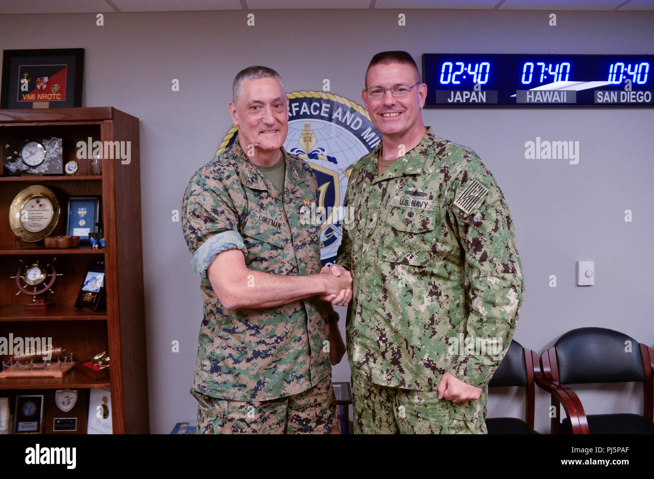 Maj. Gen. David Coffman, director, Expeditionary Warfare in the Office ...