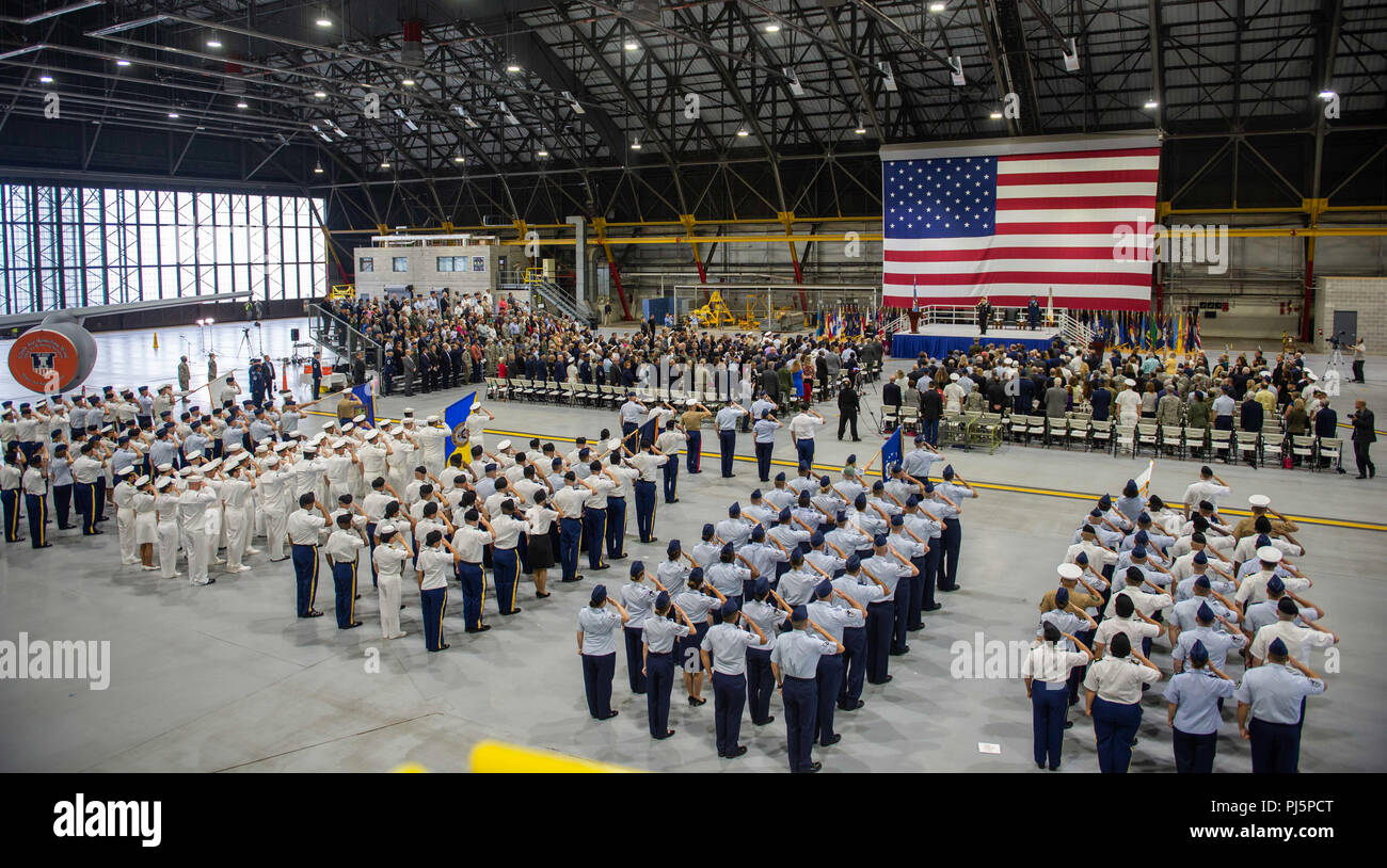 U.S. Army Gen. Stephen R. Lyons receives his first salute as the U.S ...