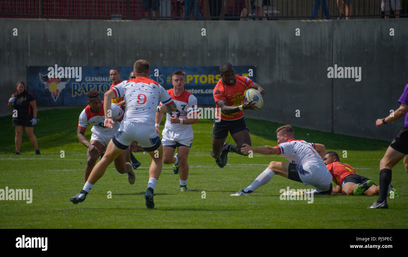 GLENDALE, Colo. – Marine Sgt. Timoci Kawa of Camp Pendleton, Calif ...
