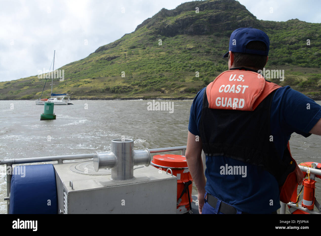 Coast Guard Petty Officer 2nd Class Bradley Boling, a Station Kauai ...