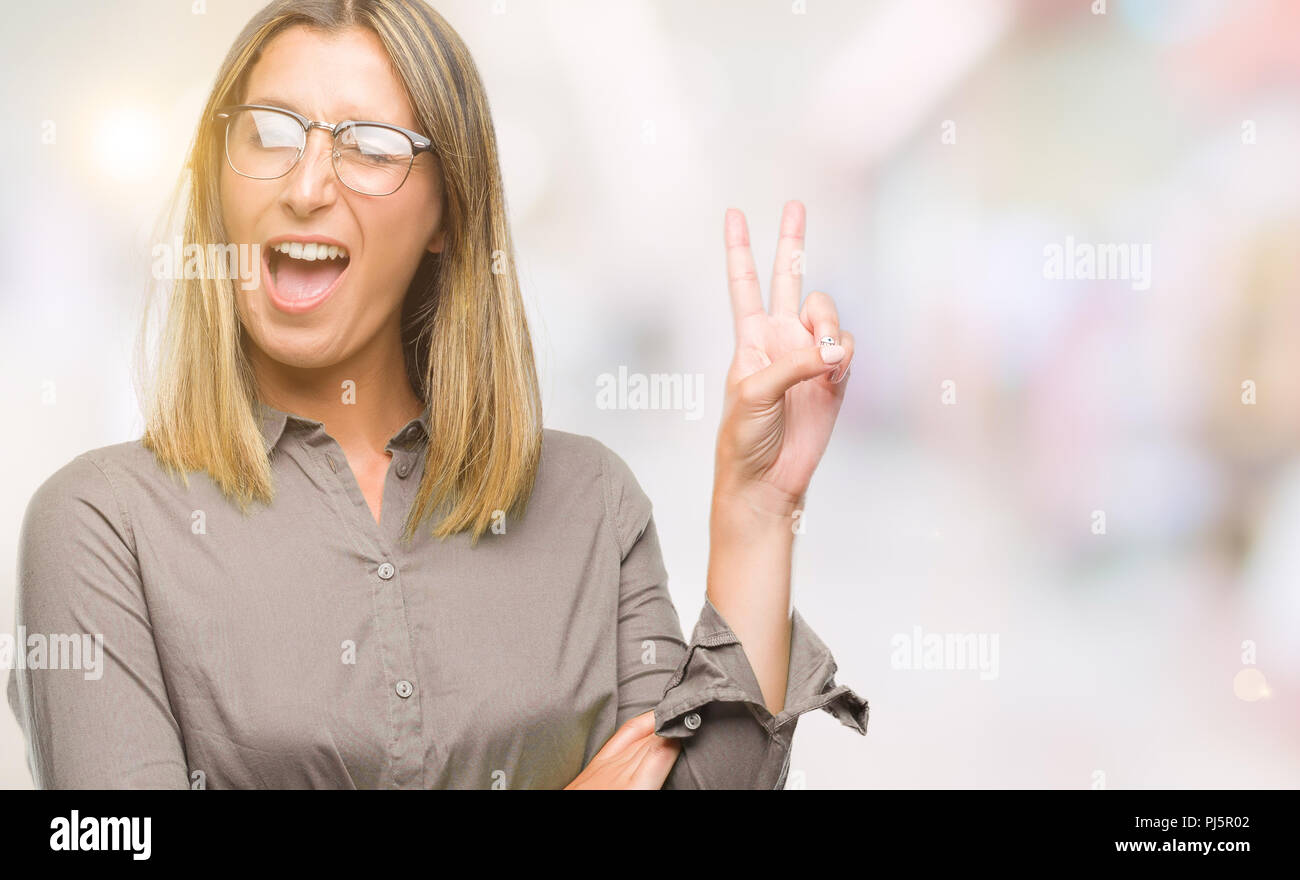 Hispanic beautiful woman winking face hi-res stock photography and ...