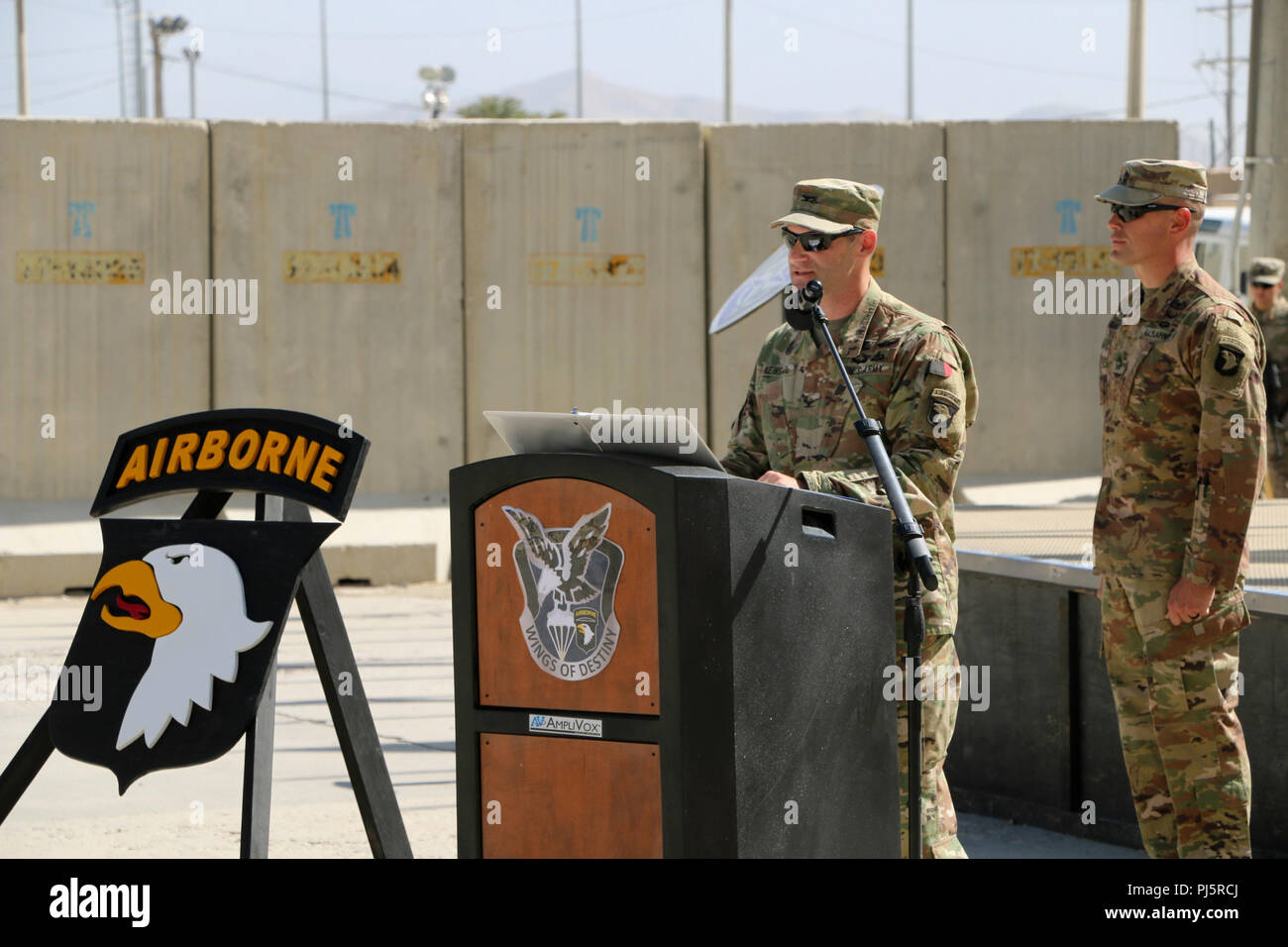 Col. Matthew R. Weinshel provides remarks as he assumes command of the ...