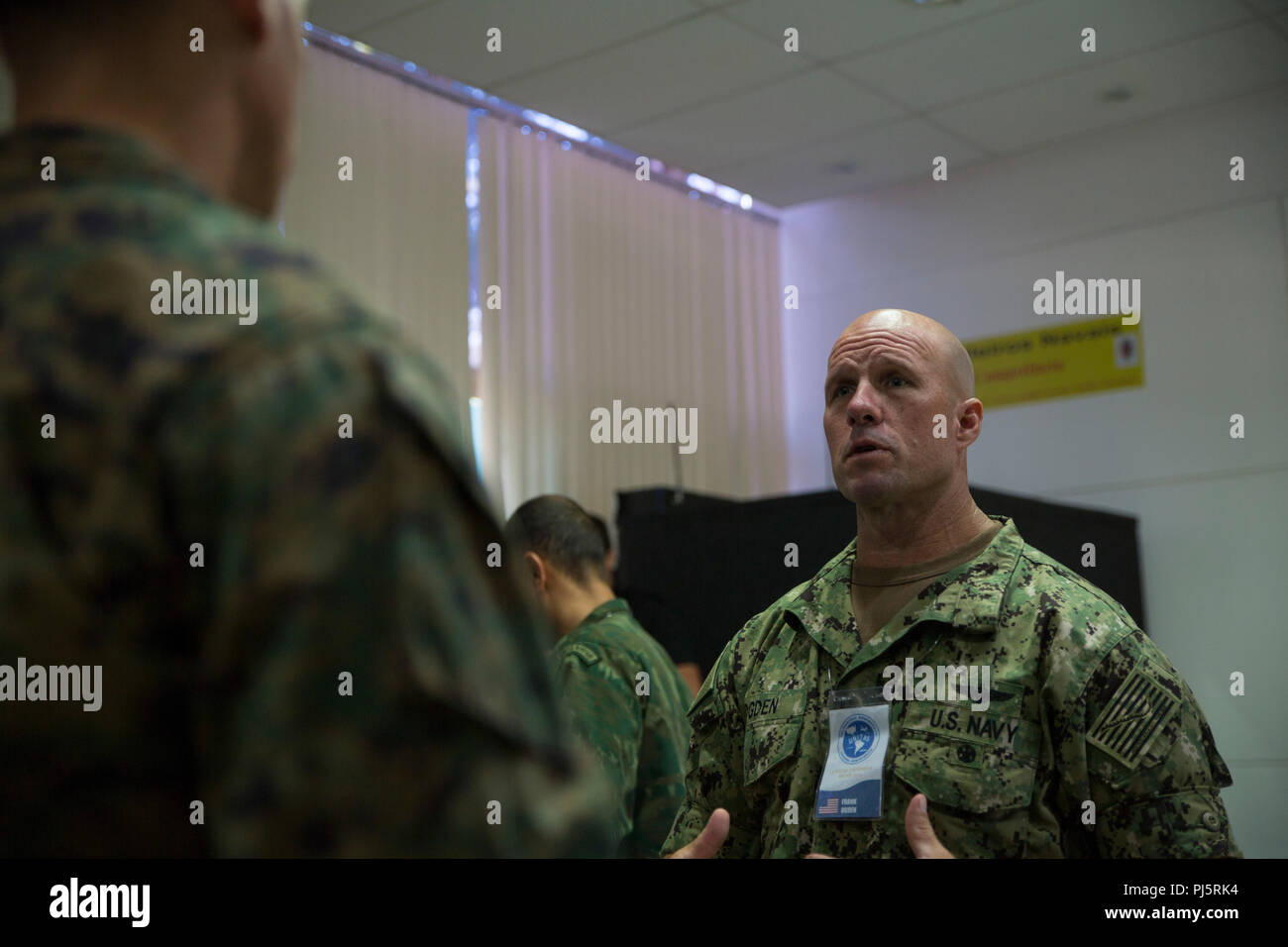 U.S. Navy Capt. Byron Ogden, the executive officer for Tactical ...