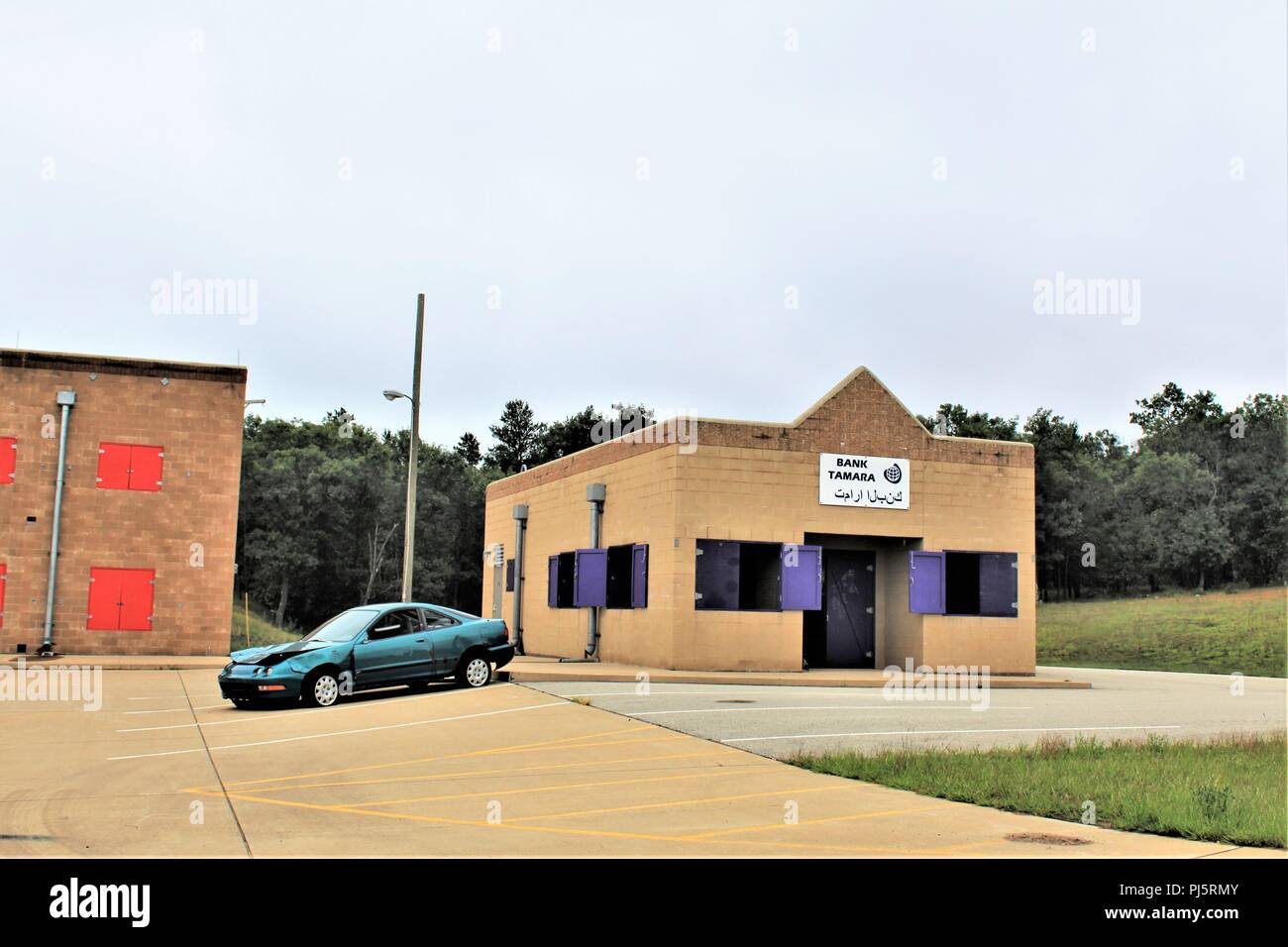 An exterior view of an area of the Fort McCoy Combined Arms Collective ...