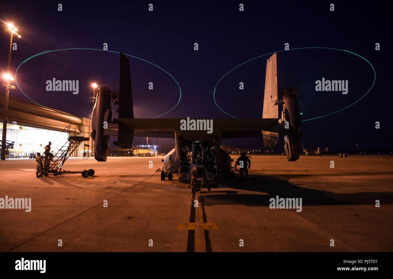 Air Commandos with the 801st Special Operations Maintenance Squadron ...