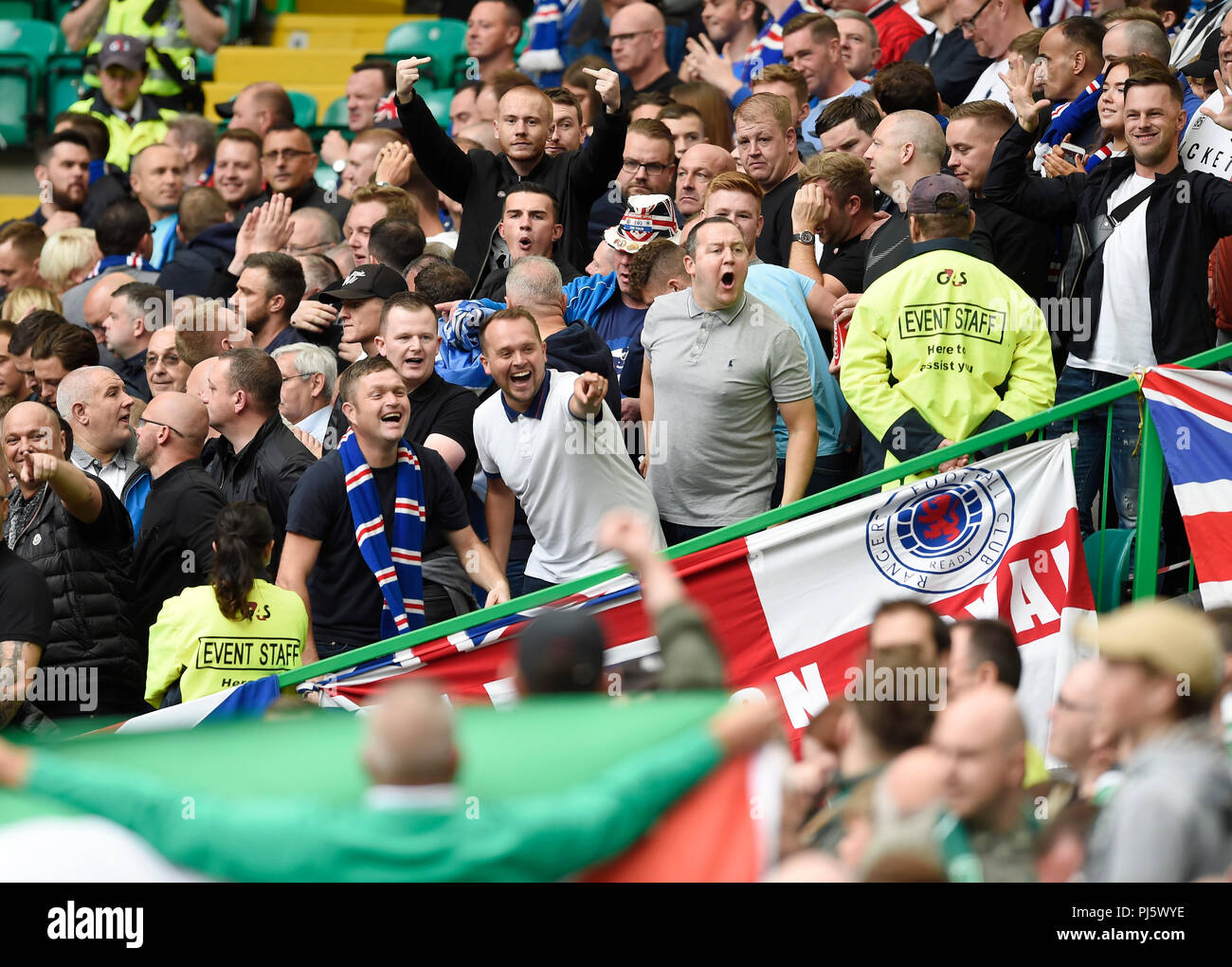 Scottish fans taunt hi-res stock photography and images - Alamy