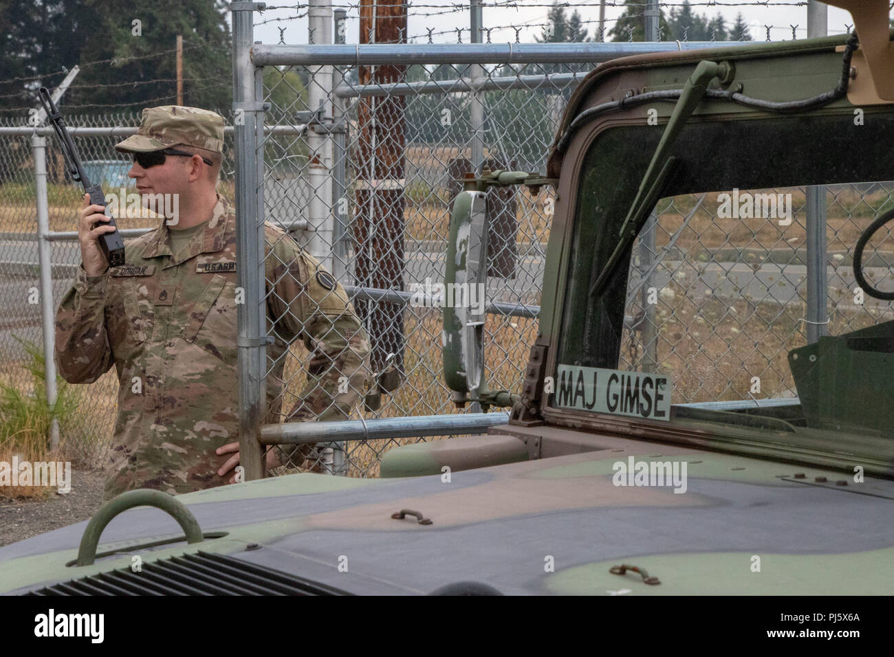 Staff Sgt. Brian Dorgan, a trombone player with the 56th Army Band ...