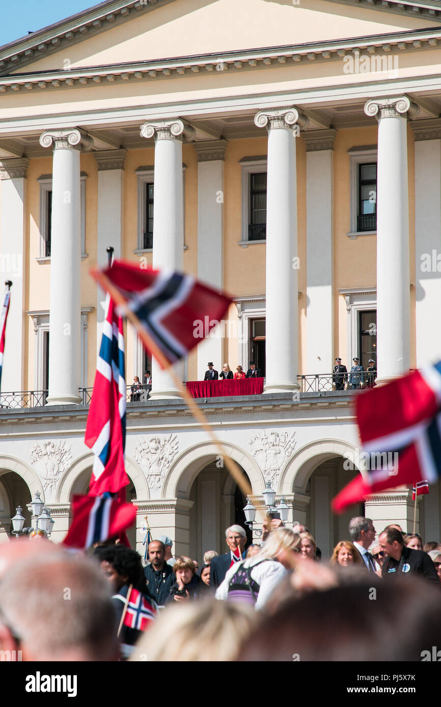 King Harald Of Norway At The Royal Palace High Resolution Stock ...