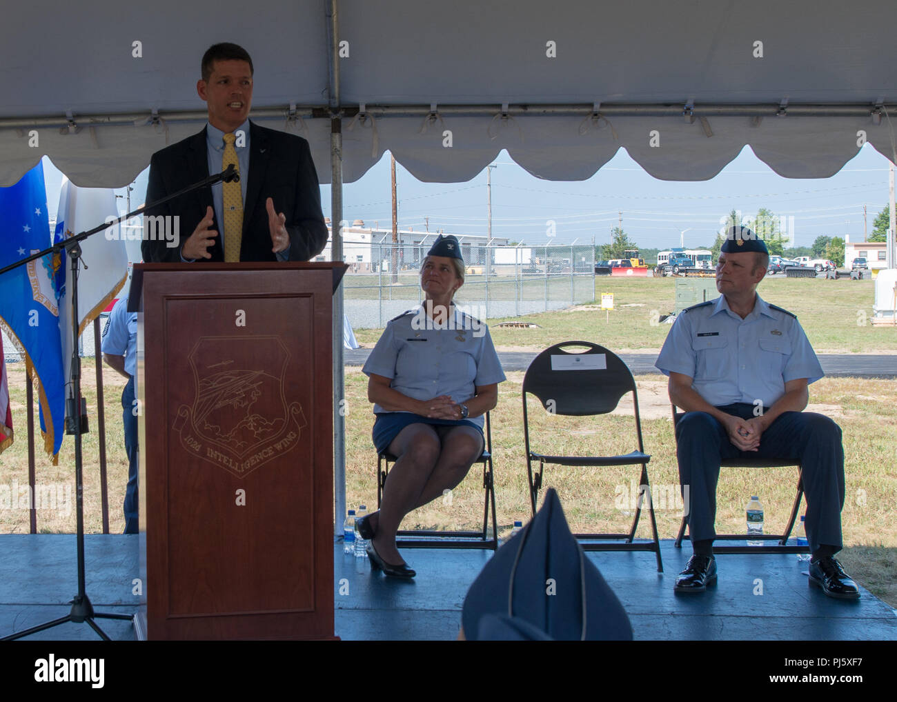 The 102nd Intelligence Wing hosted a number of civilian and military ...