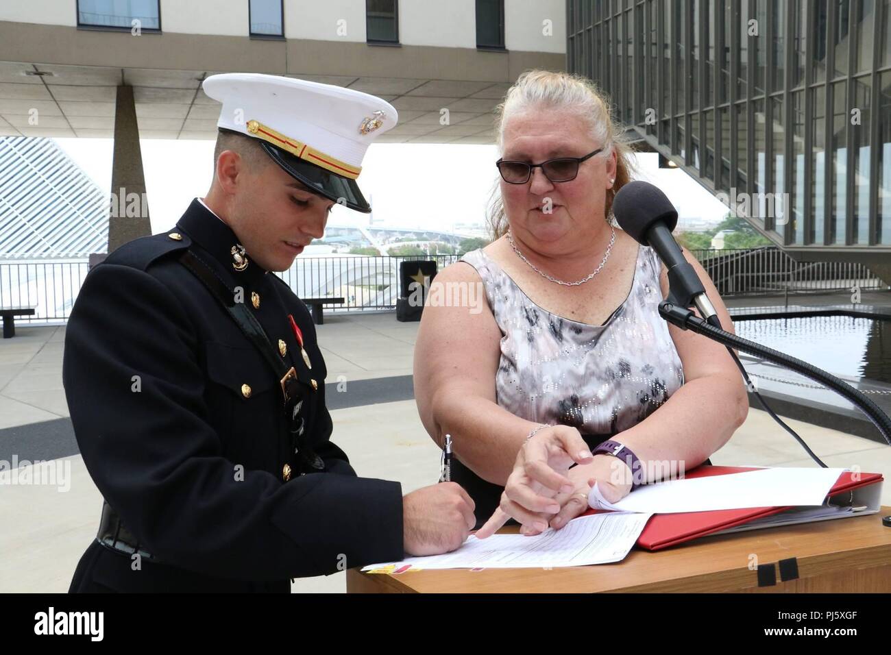 2ndLt. Preston Towers commissioned through Officer Selection Station ...