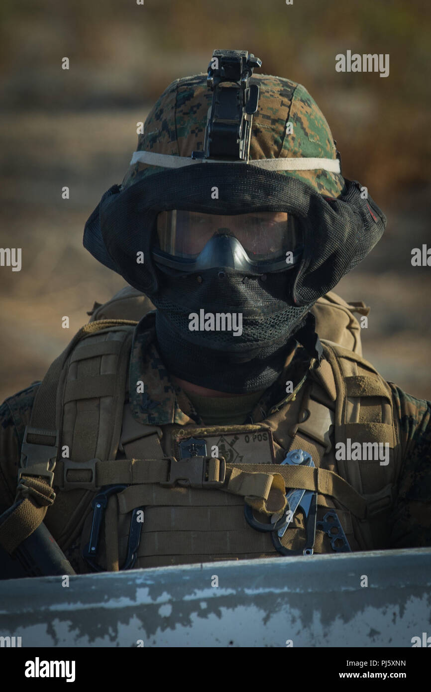 U.S. Navy hospitalman 3rd class Peter Hendrickson, with 2nd battalion ...