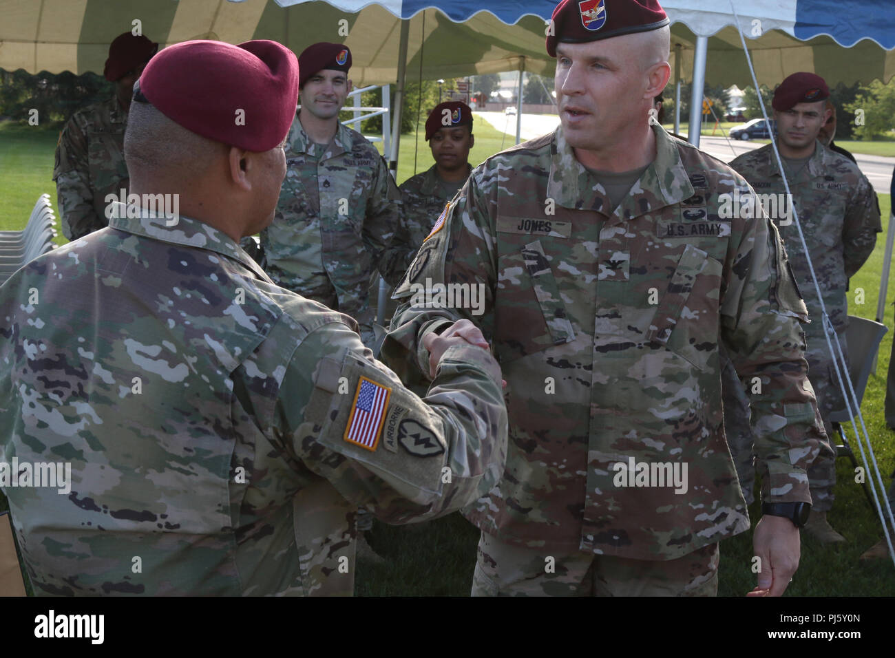 Col. Jason J. Jones, commander of 4th Infantry Brigade Combat Team ...