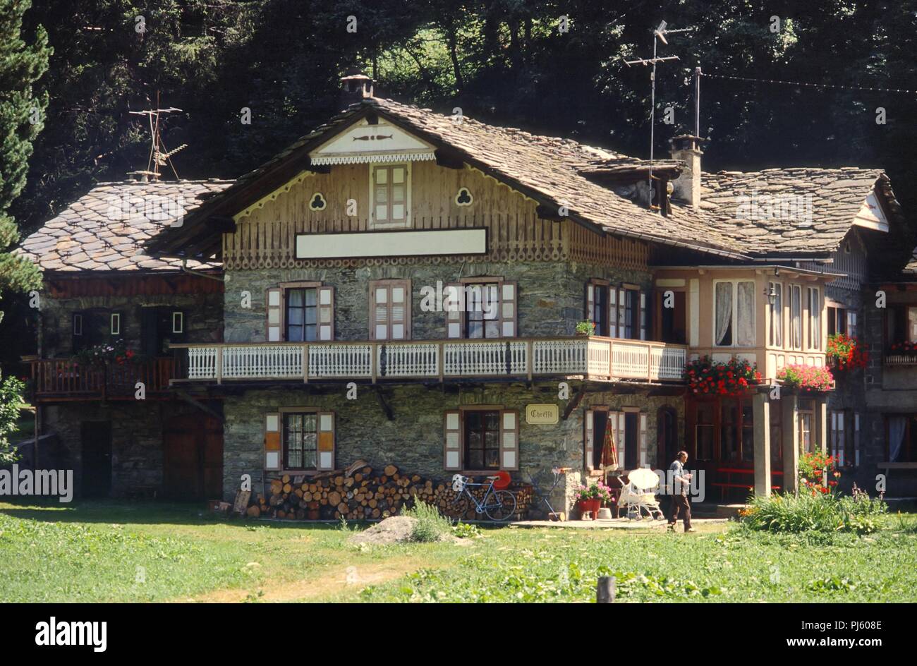 Typical walser house hi-res stock photography and images - Alamy