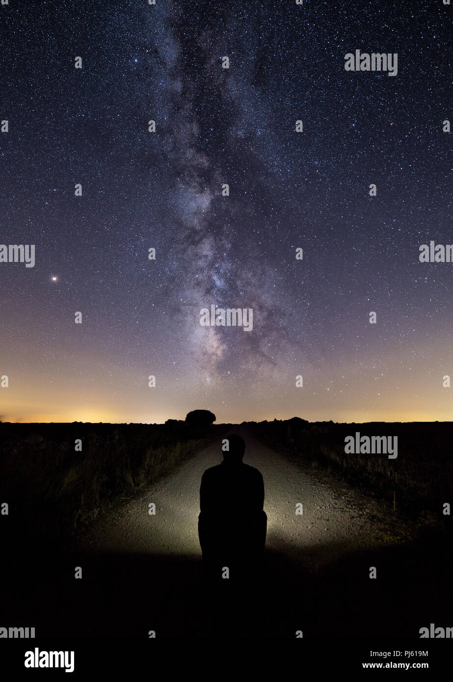 Universe milky way galaxy summer hi-res stock photography and images ...