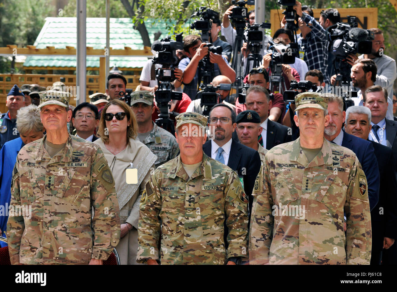 KABUL, Afghanistan (September 2, 2018) -- U.S. Army Gen. Joseph Votel ...