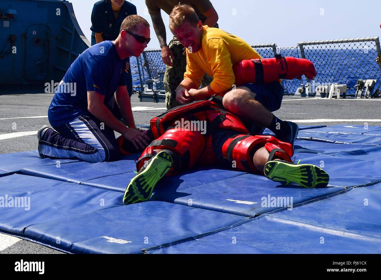 180901-N-QR145-093 MEDITERRANEAN SEA (Sep. 1, 2018) - Ensign Drake ...