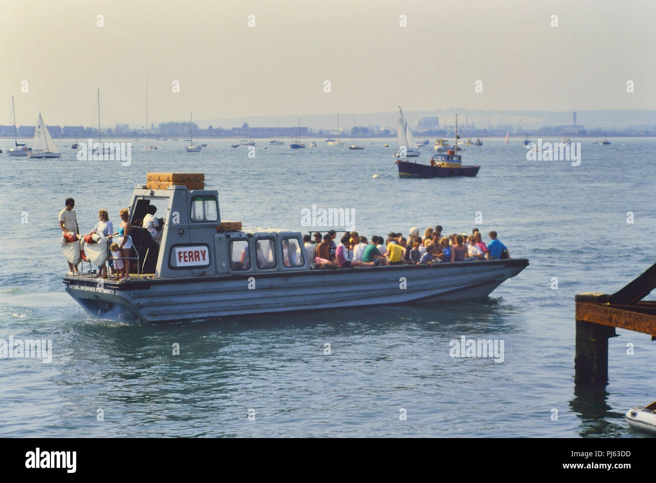 The Hayling Enterprise passenger ferry, Hayling Island, Hampshire ...