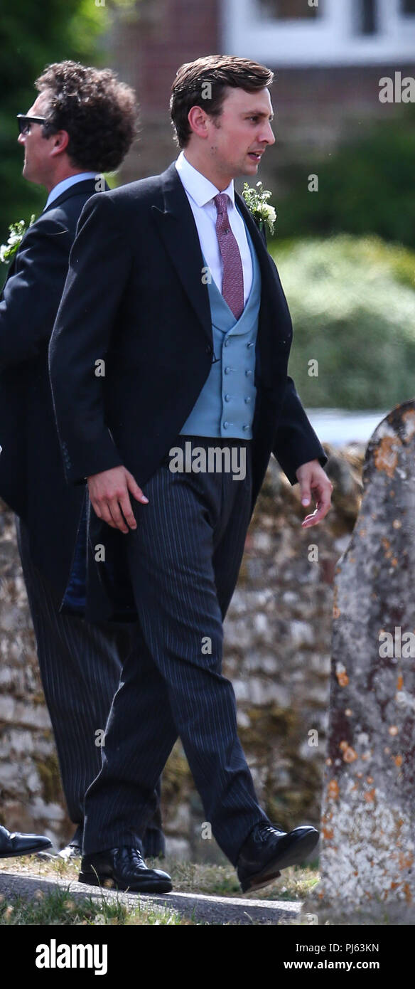 The wedding of Charlie Van Straubenzee and Daisy Jenks at St. Mary the ...