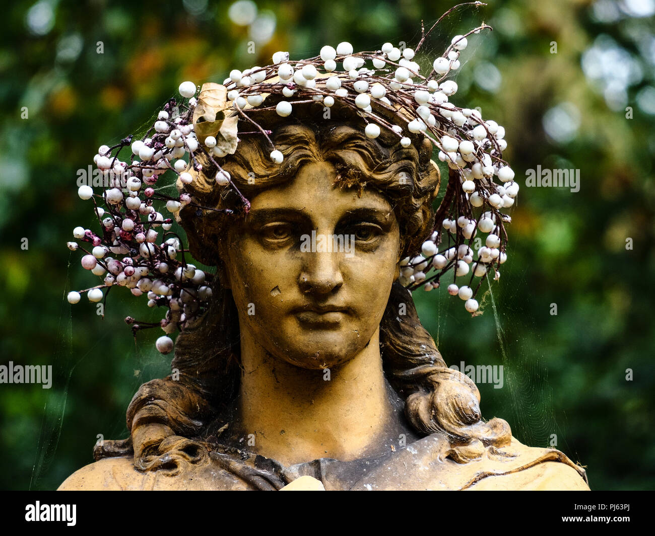 Statue of euterpe st georges gardens london hi-res stock photography ...