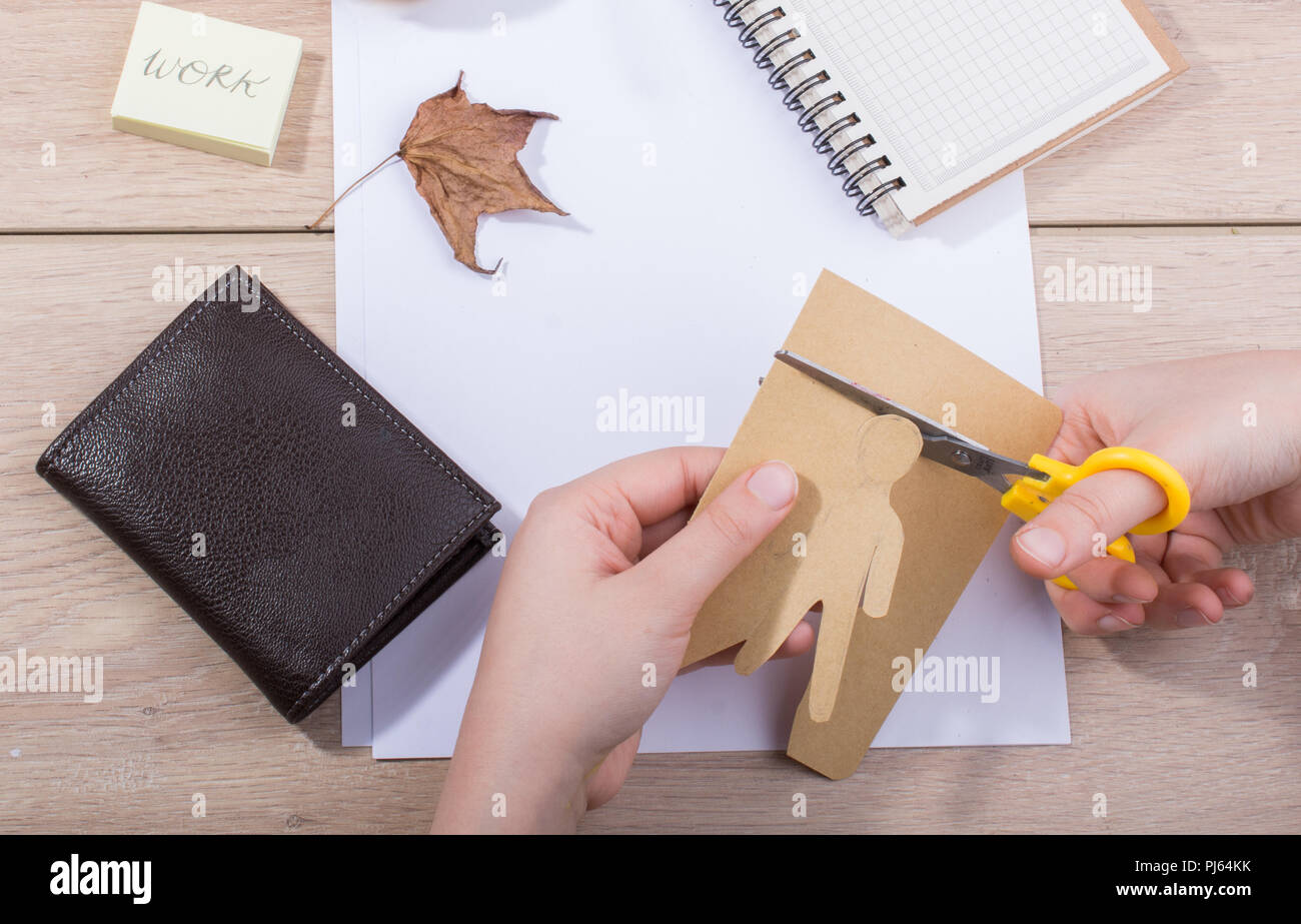 Materials and tools for hand work of art on a desk Stock Photo - Alamy