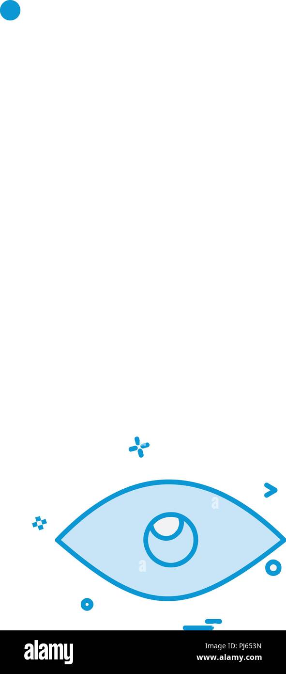 Eye icon design vector Stock Vector Image & Art - Alamy