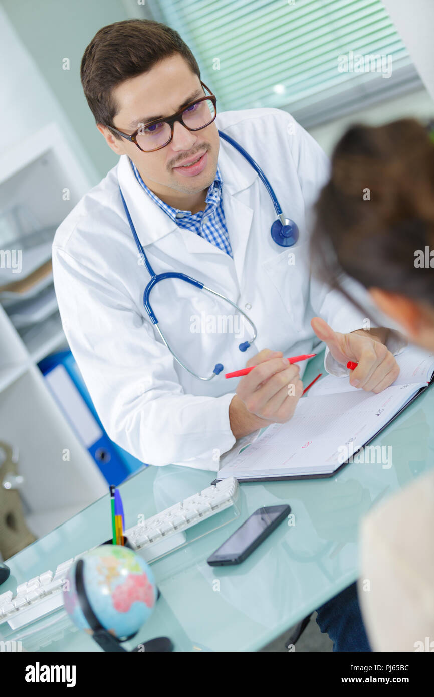 Doctor prescribing drug hi-res stock photography and images - Alamy