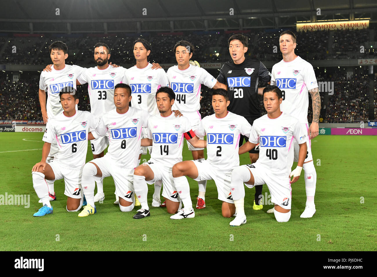 Tokyo, Japan. 2nd Sep, 2018. Sagan Tosu team group line-up Football ...
