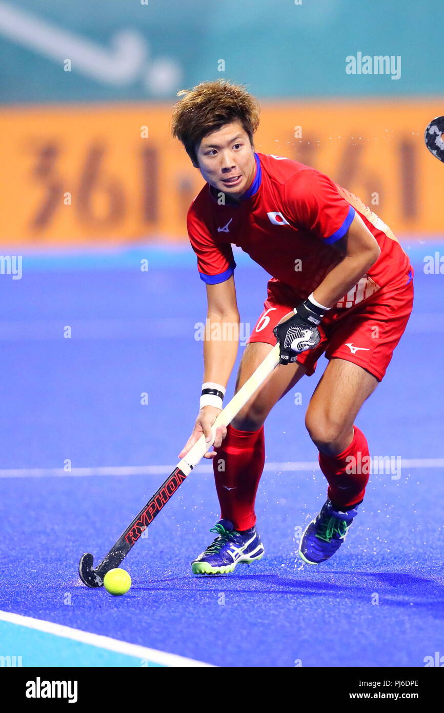 Jakarta, Indonesia. 1st Sep, 2018. Hiromasa Ochiai (JPN) Hockey : Men's Final match between ...