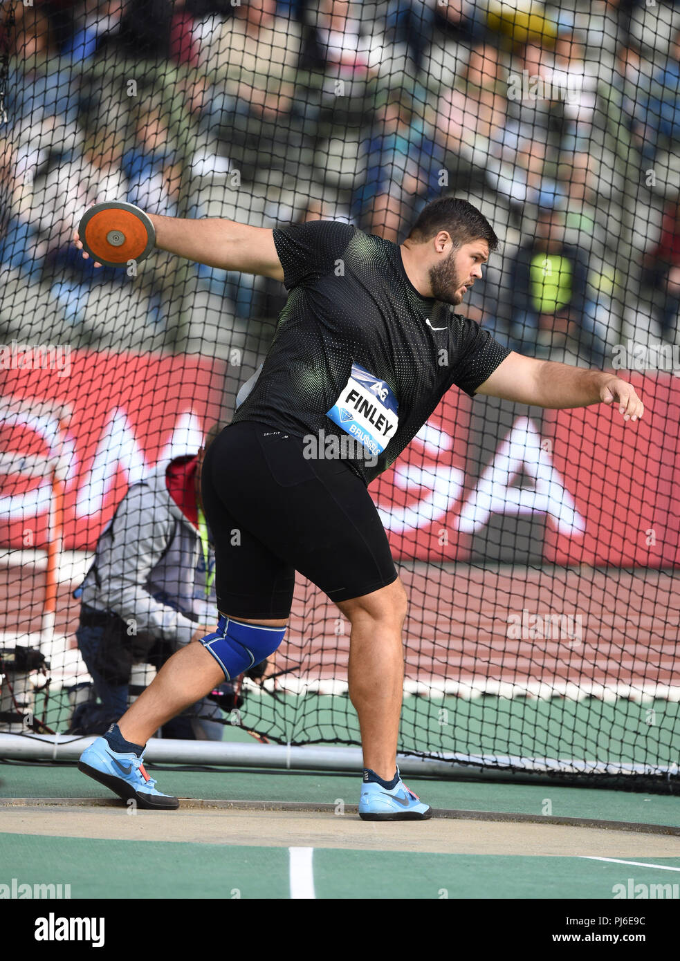 Brussels, Belgium. 31st Aug, 2018. Mason Finley (USA) places fourth in ...