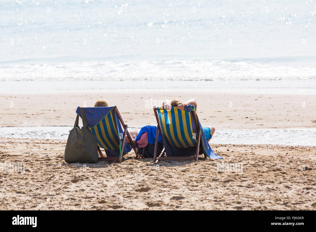 Bournemouth, Dorset, UK. 5th Sep 2018. UK weather: lovely warm sunny ...