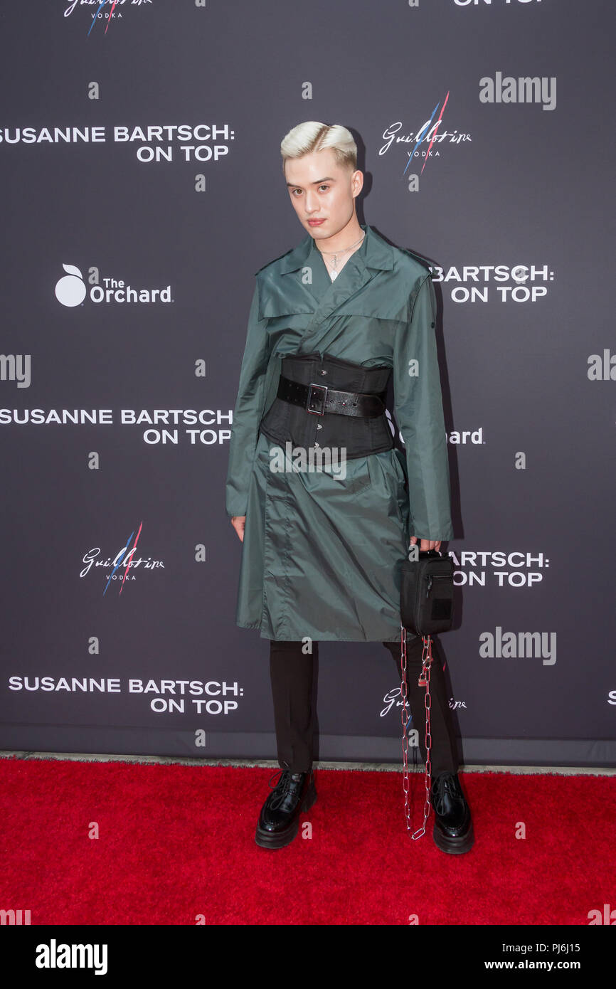 Los Angeles, USA. 4th September, 2018. Chester Lockhart poses on red ...