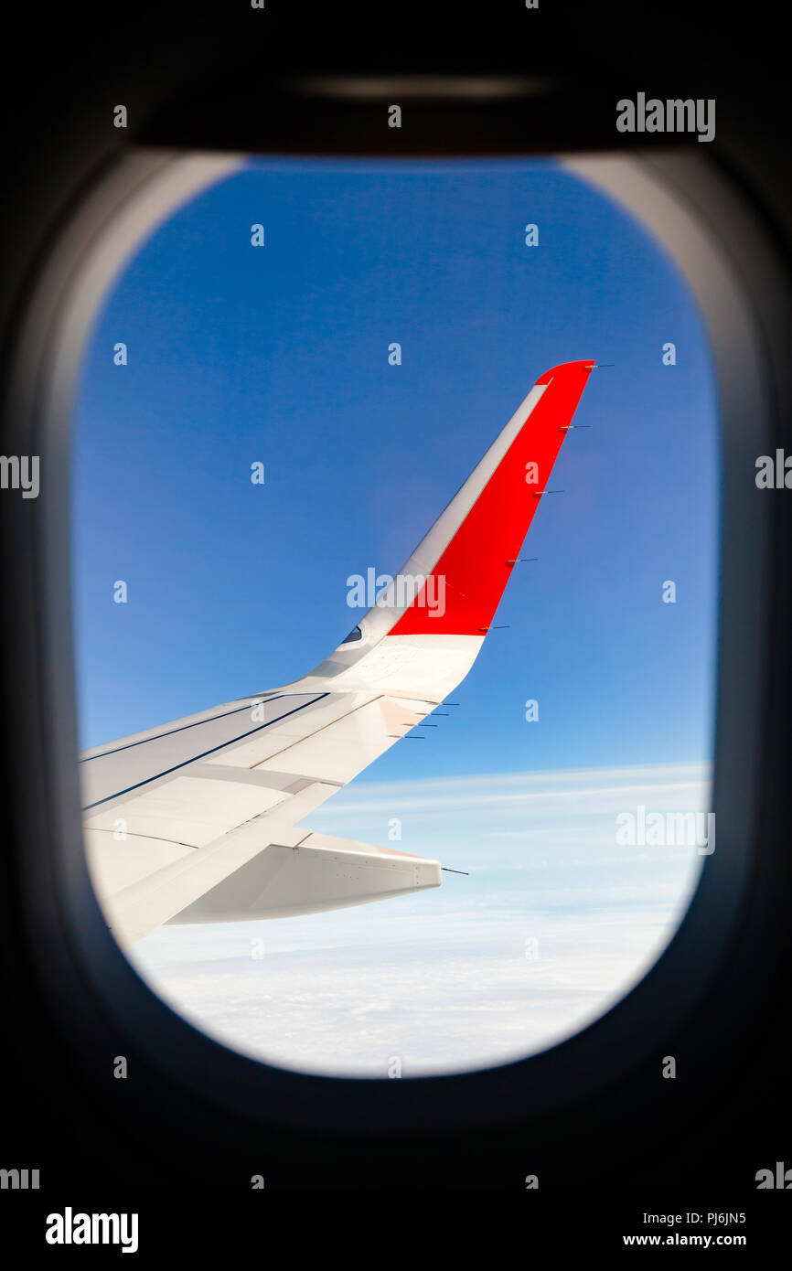 Aeroplane wing inside aeroplane hi-res stock photography and images - Alamy