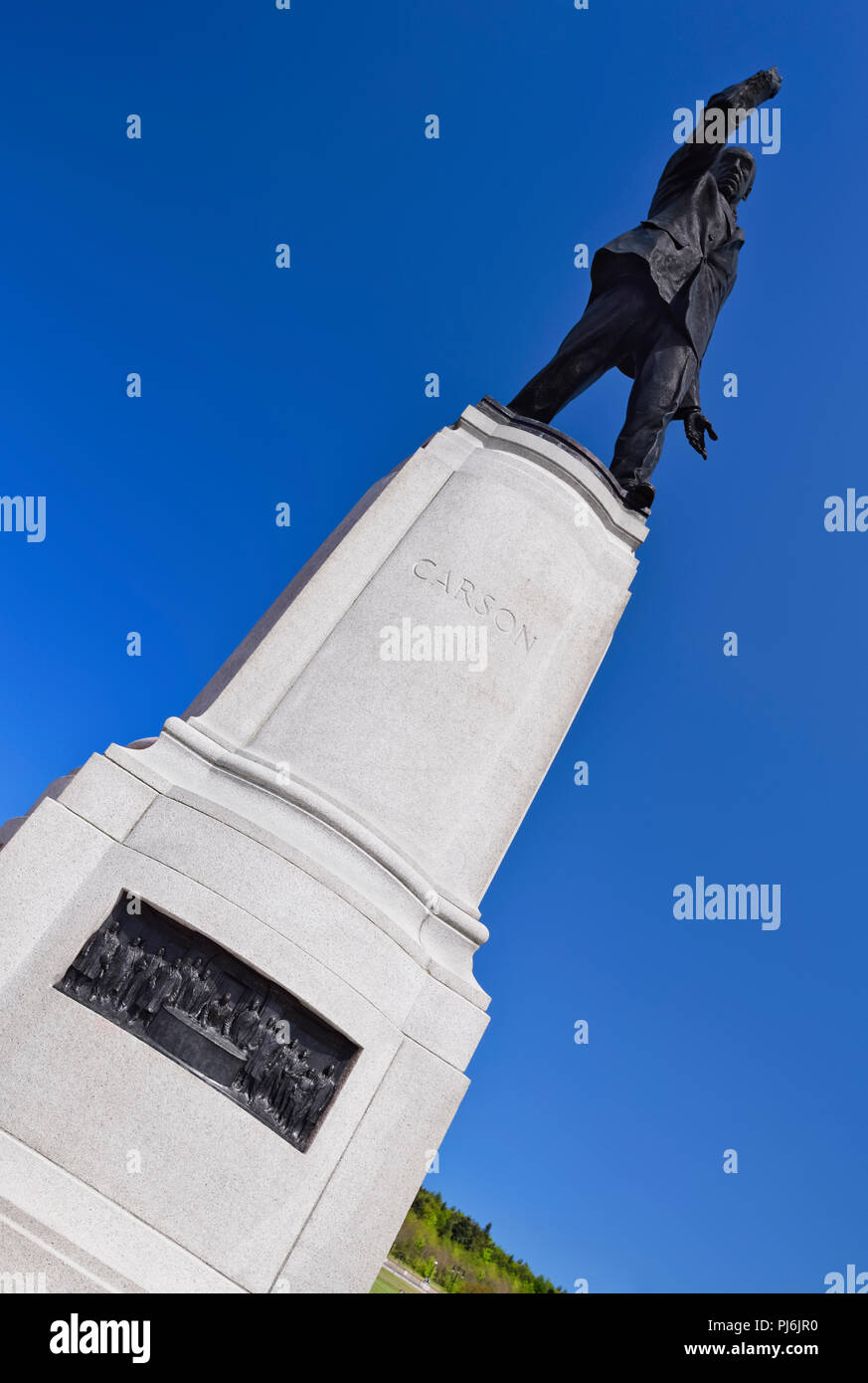 Northern Ireland, Belfast, Stormont, Statue of Lord Edward Carson Stock ...