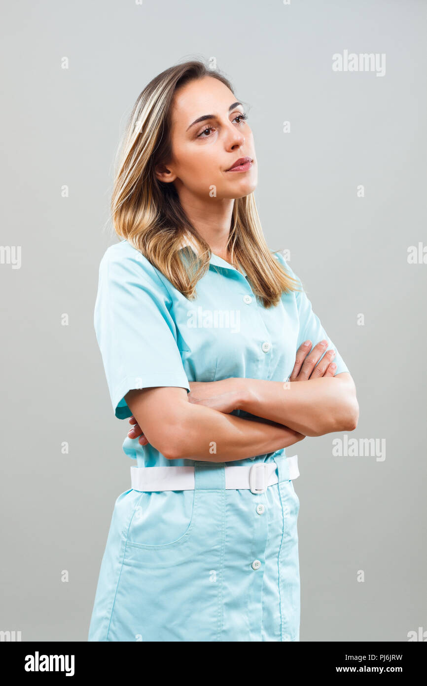 Worried nurse hi-res stock photography and images - Alamy