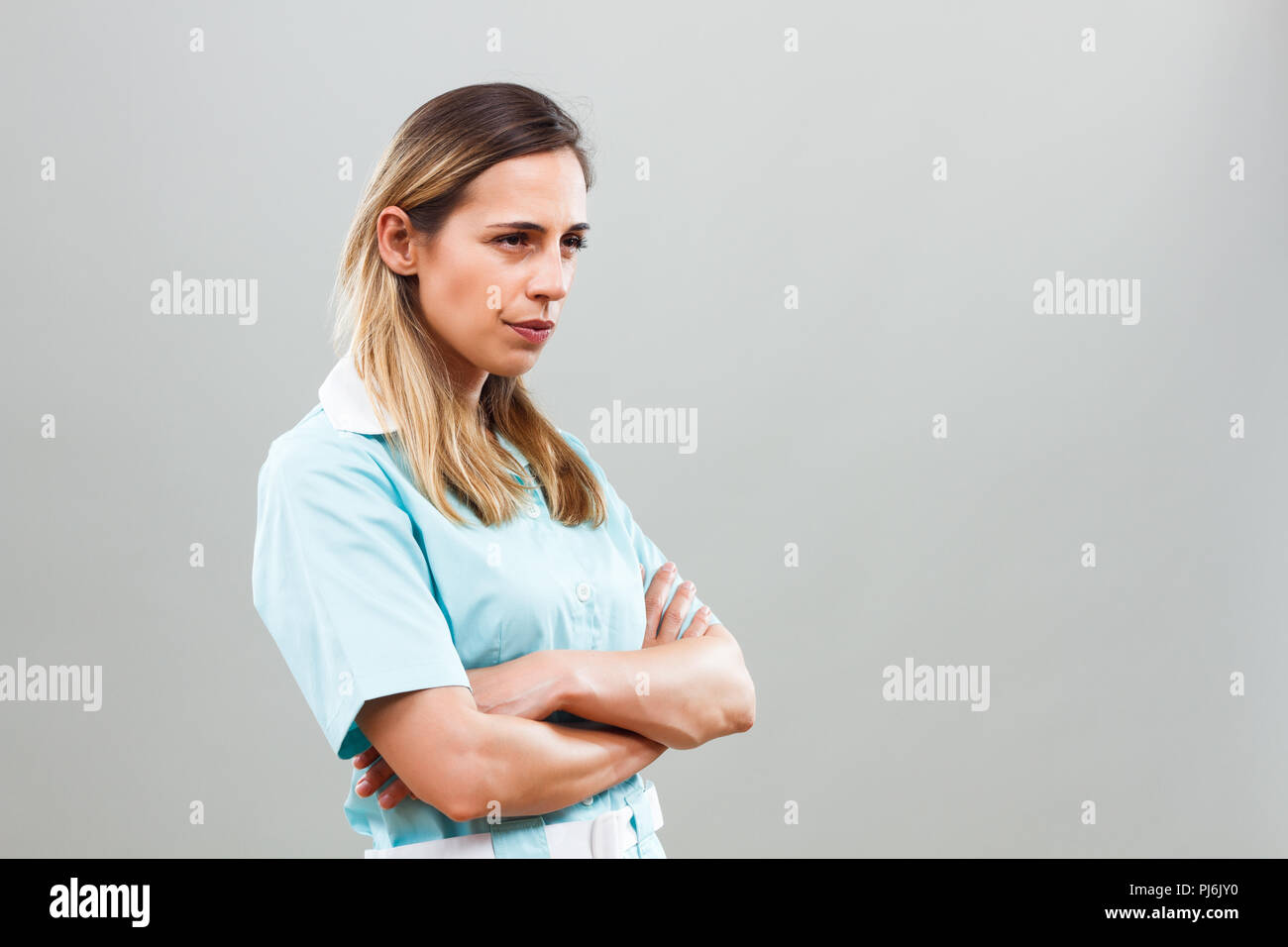 Angry nurse hi-res stock photography and images - Alamy