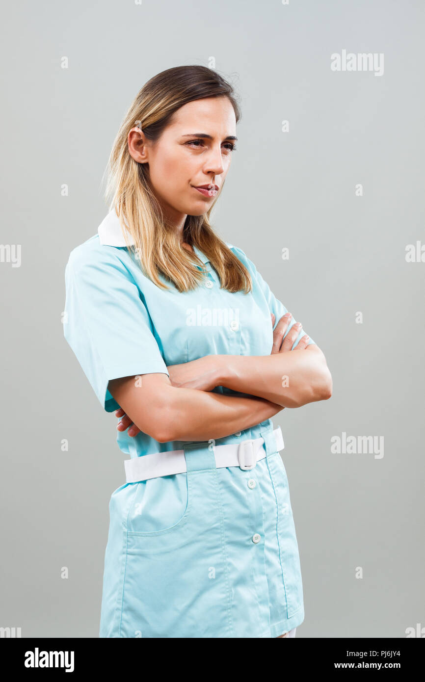 Angry nurse hi-res stock photography and images - Alamy