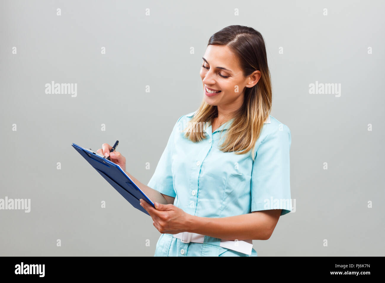 Nurse Writing Notes High Resolution Stock Photography and Images - Alamy